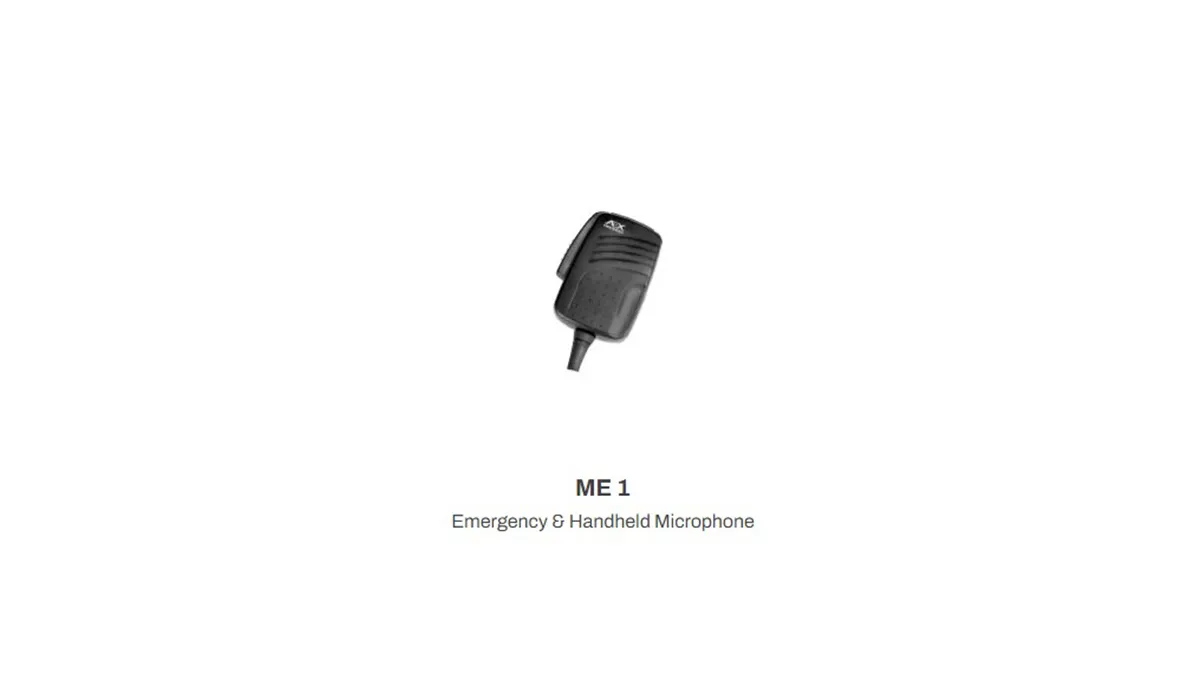 Emergency and Handheld Microphone | Sound System | PT.Kuarta Putra Pratama
